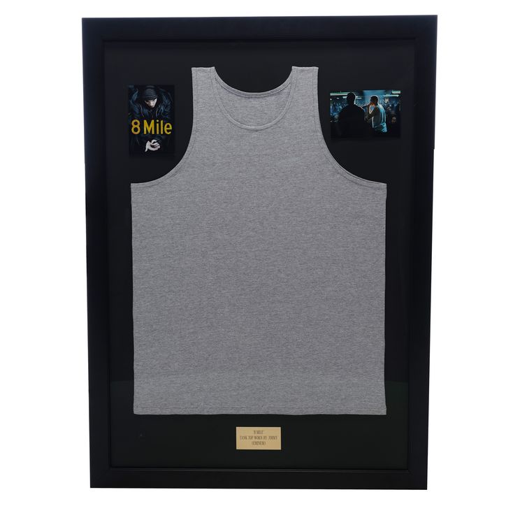 Lot 9 - Jimmy B-Rabbit Smiths (Eminem) Shirt Display | 8 MILE (2002)