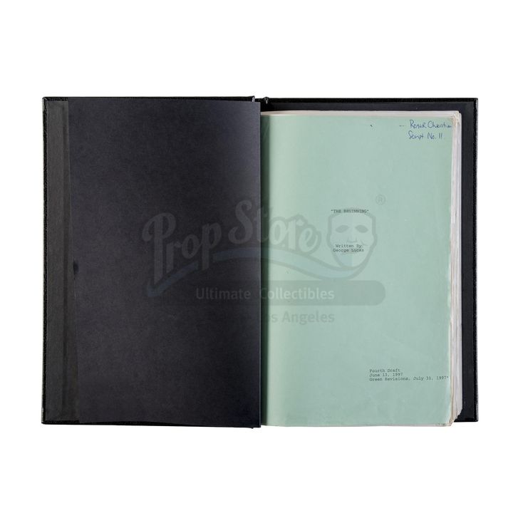 Assistant Director Roger Christians Annotated Script | STAR WARS: THE ...