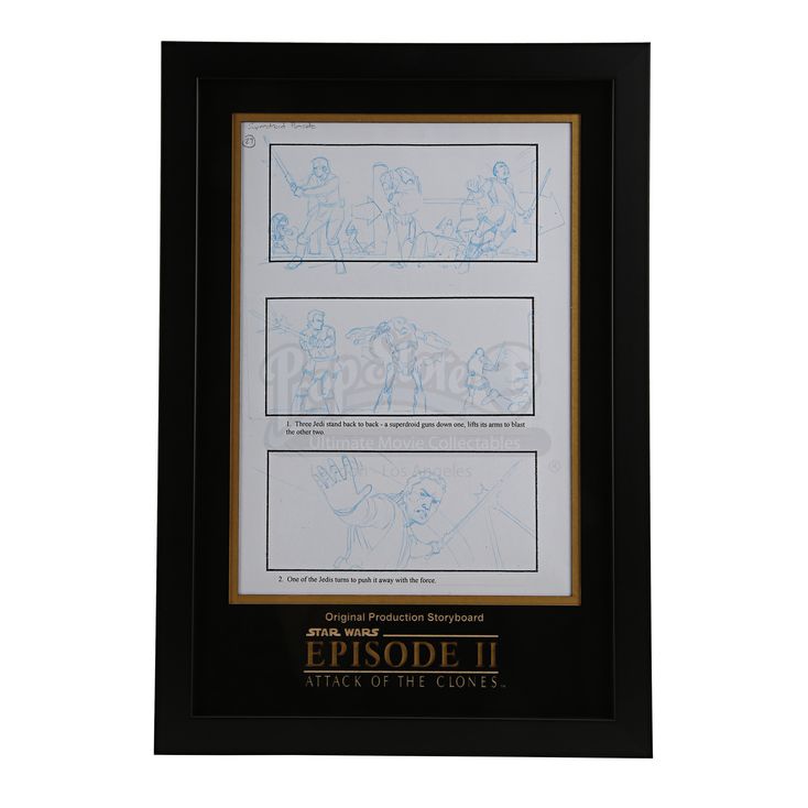 Original Hand-Drawn Production Storyboard - Superdroid Pancake | STAR ...