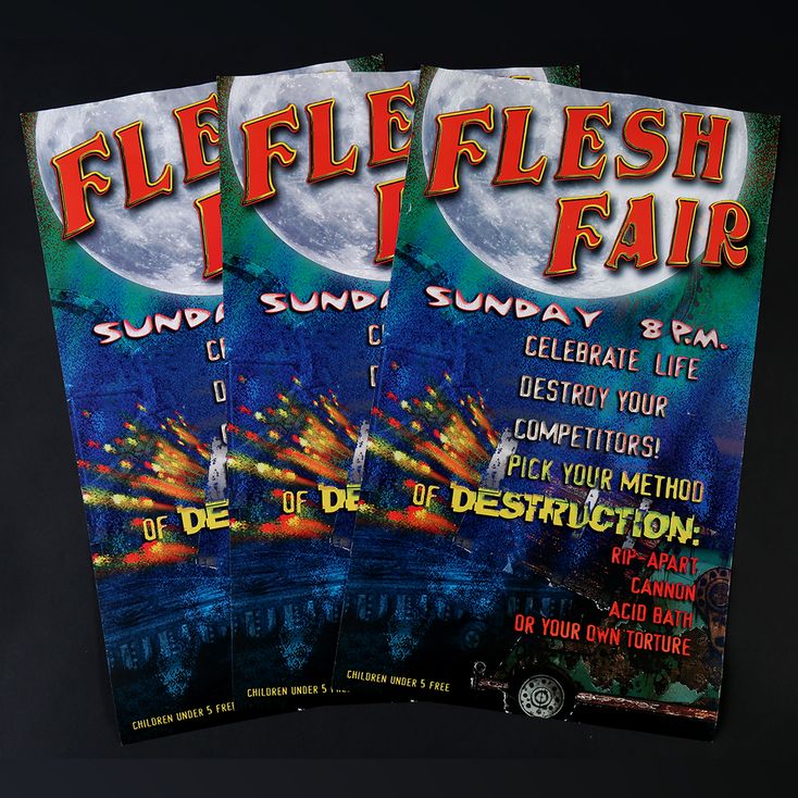 Three Flesh Fair Promotional Posters | A.I. ARTIFICIAL INTELLIGENCE (2001)