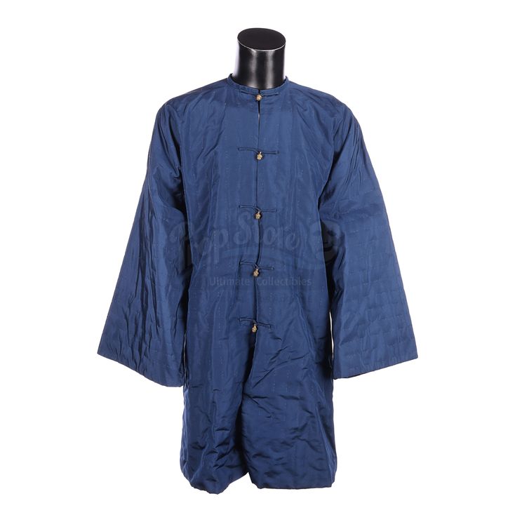 Chen Pao Chens (Victor Wong) Blue Quilted Surcoat | LAST EMPEROR, THE ...