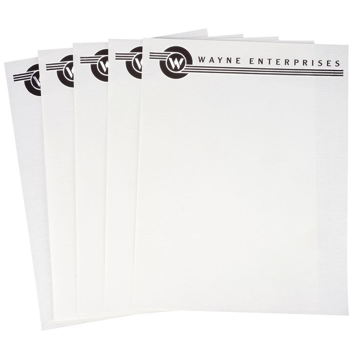 Lot # 16: BATMAN FOREVER (1995) - Five Sheets of Wayne Enterprises ...