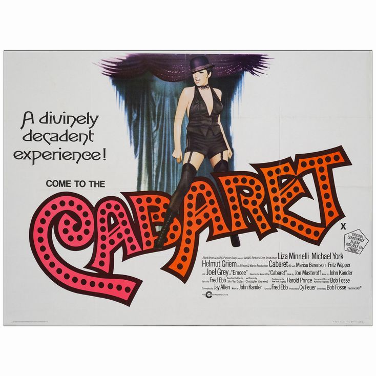 Lot 356 - CABARET British Quad (30 x 40 ) Very Fine Folded | CABARET (1972)