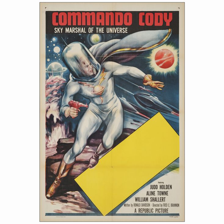 368: One Sheet (27 x 41 ); Very Fine Folded ### COMMANDER CODY (1953)