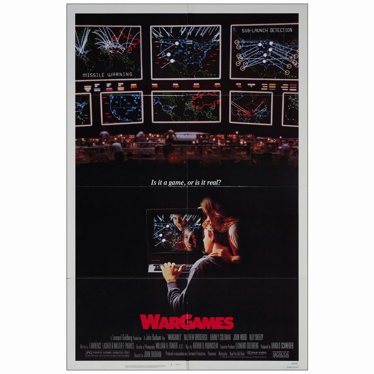 634: One Sheet (27 x 41 ); Very Fine Folded ### WAR GAMES (1983)