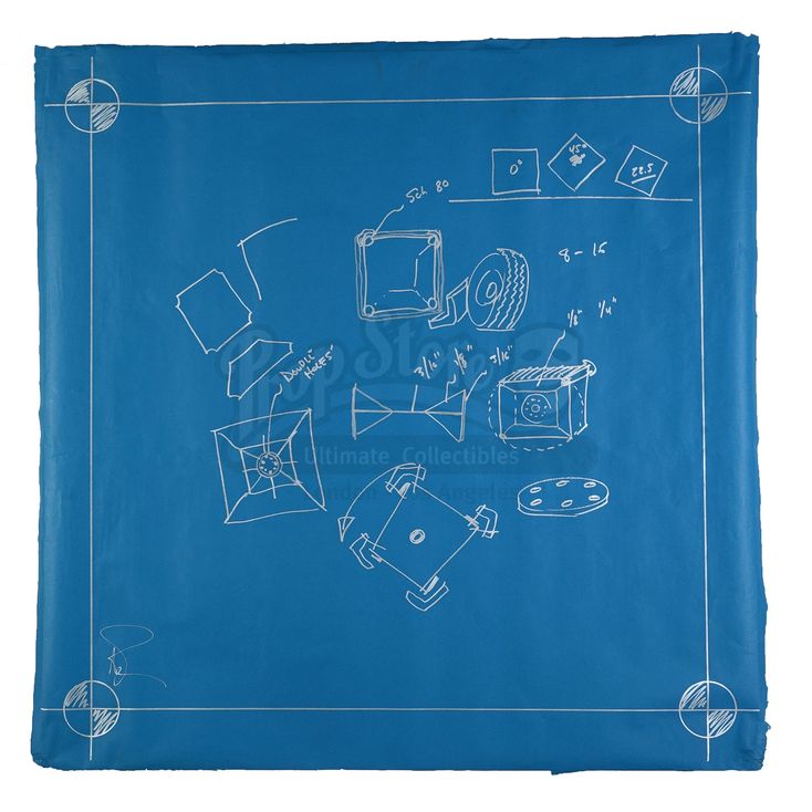 Lot 82 Episode Square Wheels (2007, E81) Episode Blueprint Signed by ...