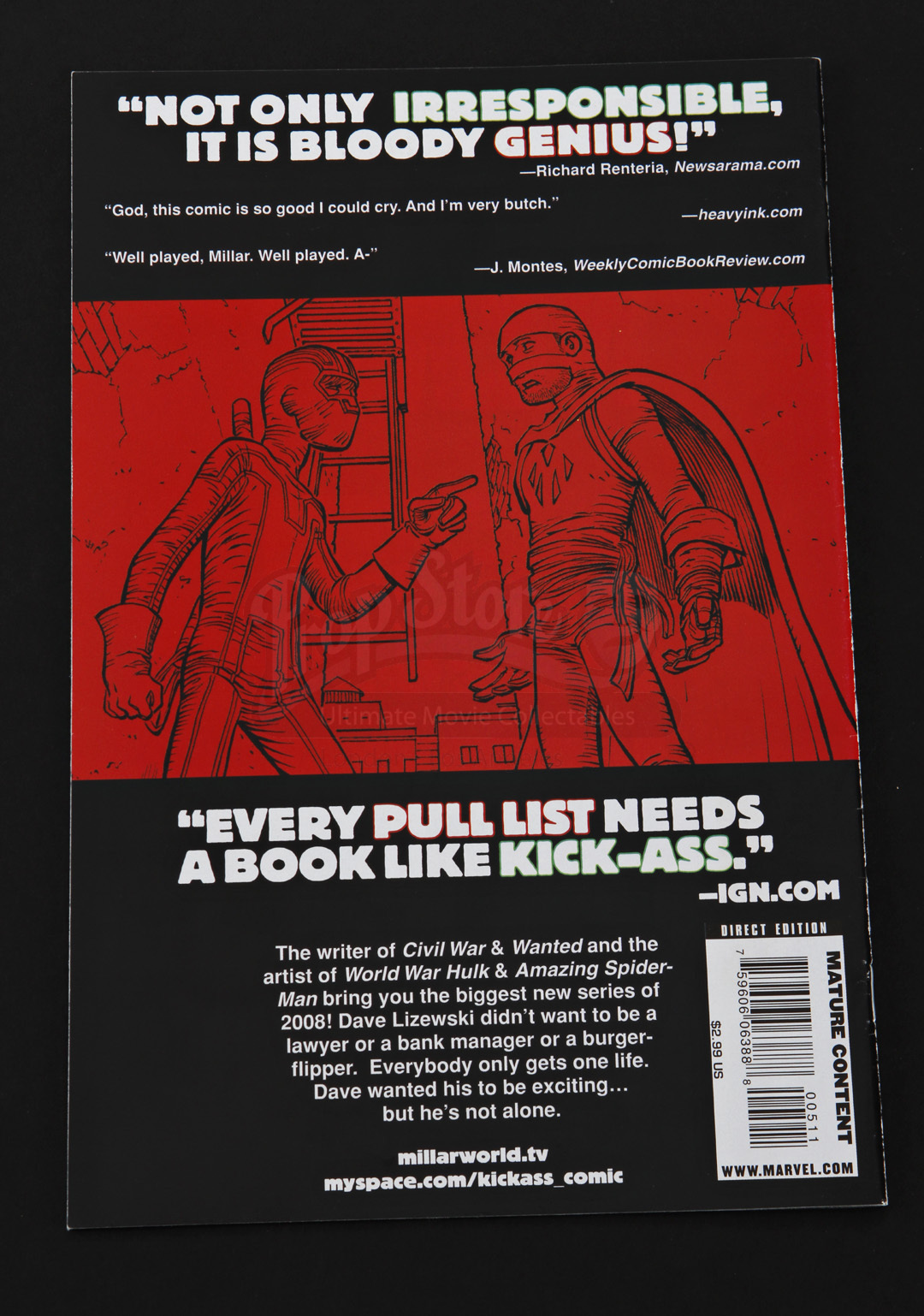 Kick-Ass Comic Prop | Prop Store - Ultimate Movie Collectables