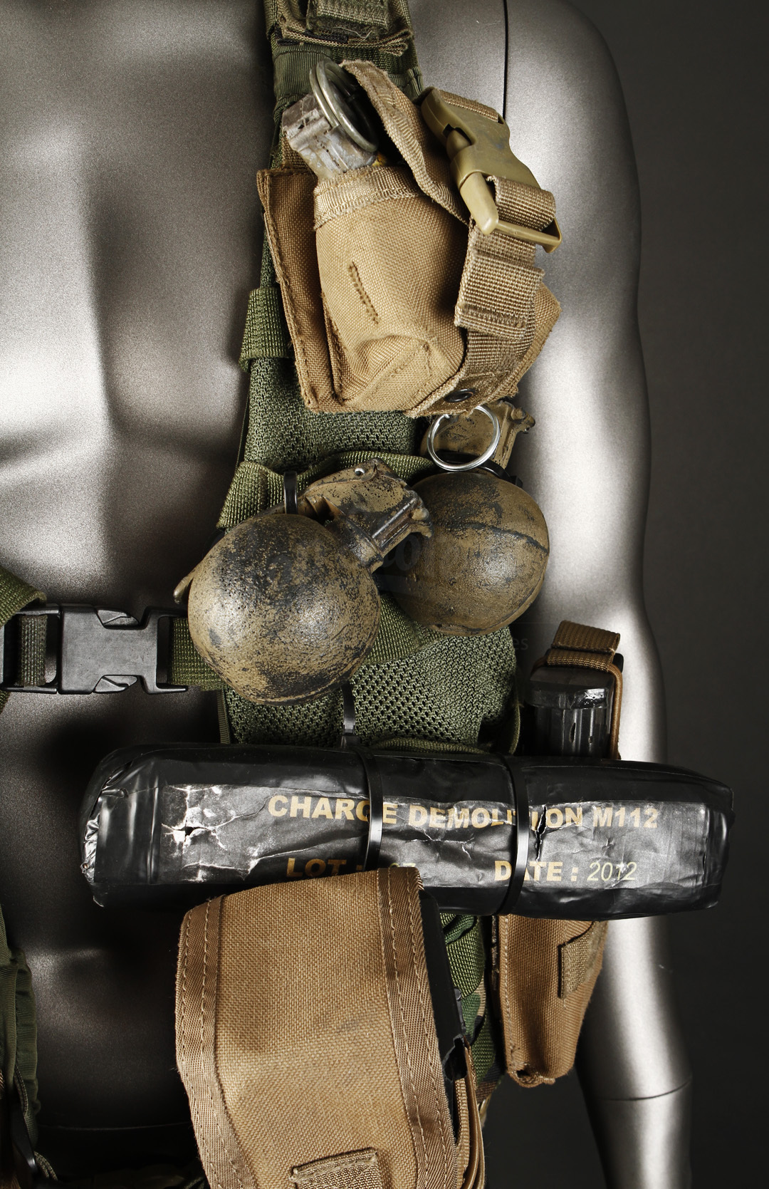 John Streets Mercenary Tactical Vest and Leg Holster | Prop Store ...