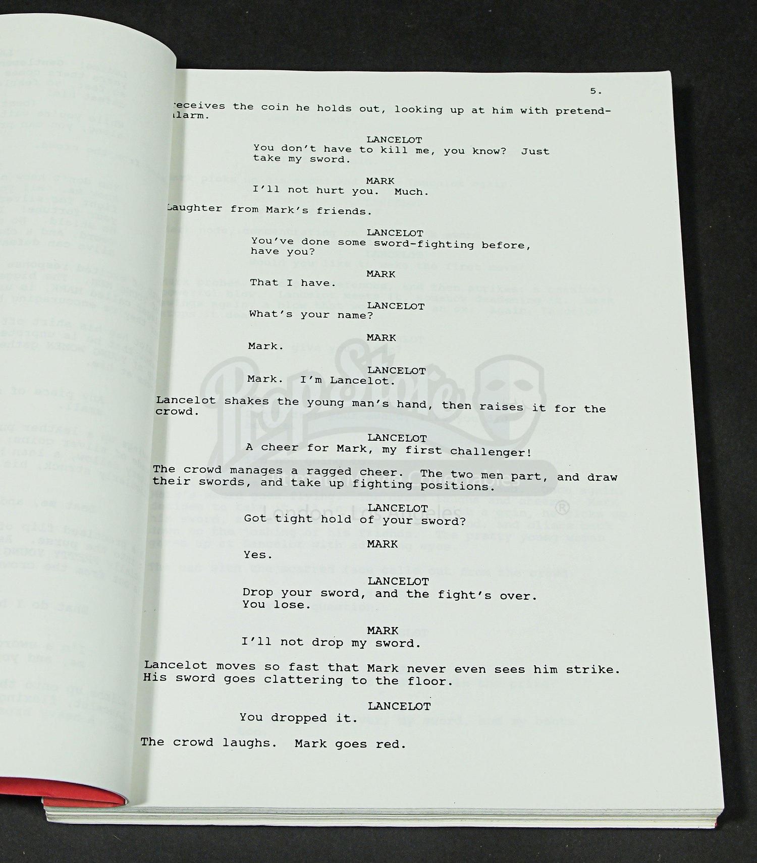Production Used Script | Prop Store - Ultimate Movie Collectables