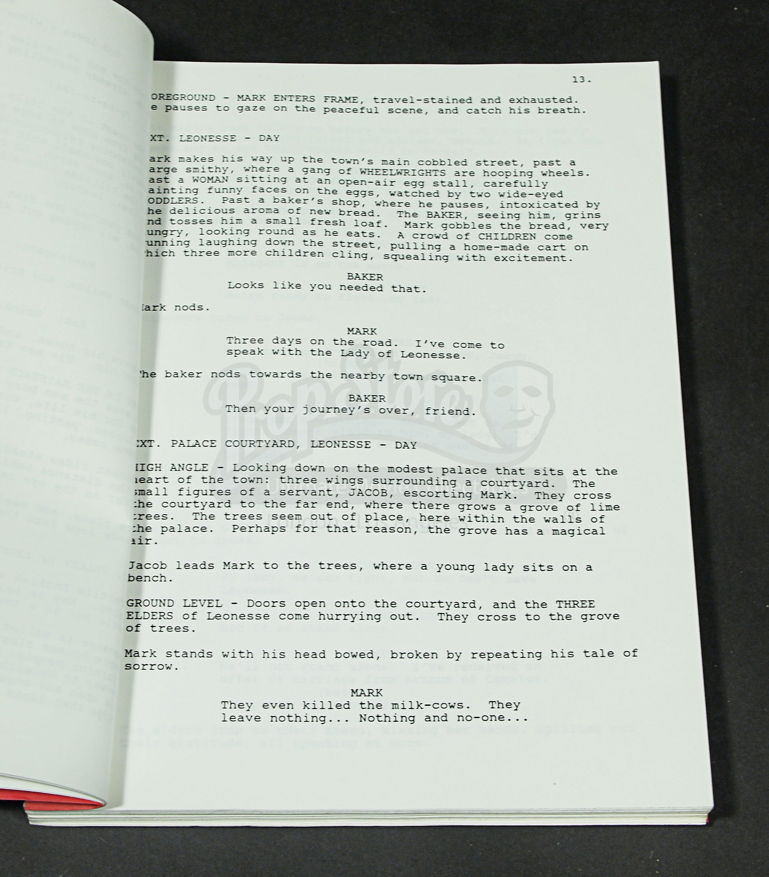 Production Used Script | Prop Store - Ultimate Movie Collectables