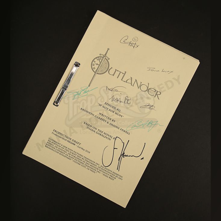 Maria Doyle Kennedys Cast Autographed Script - Episode 411 If Not For ...