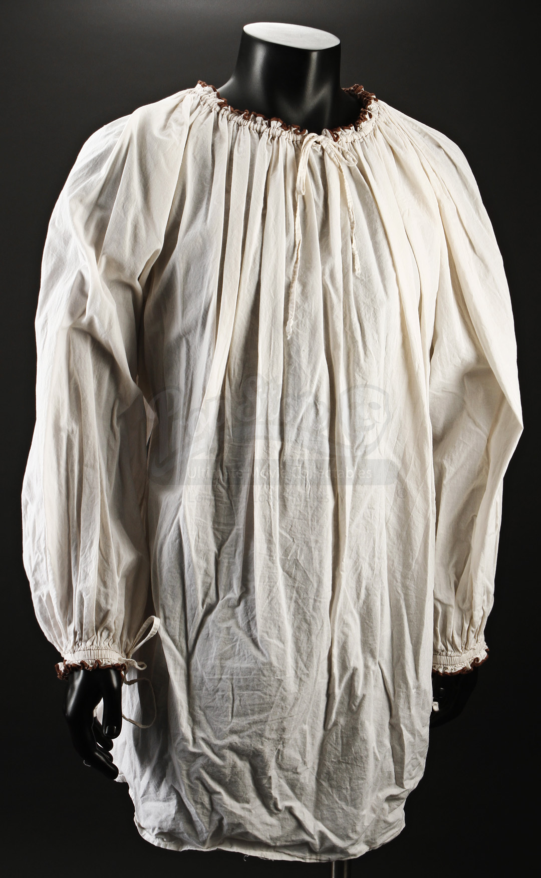 Mens Undershirt with Brown Ruffle Collar | Prop Store - Ultimate Movie ...