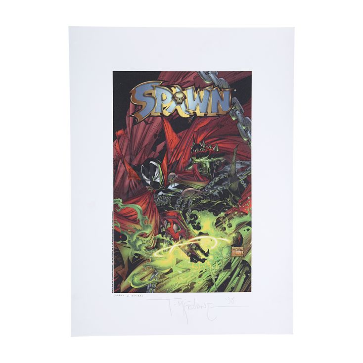 Signed Limited Edition Comic Book Artwork Print | SPAWN (1997)