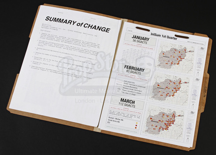 US Army Afghanistan Mobilization Briefing Folder | Prop Store ...