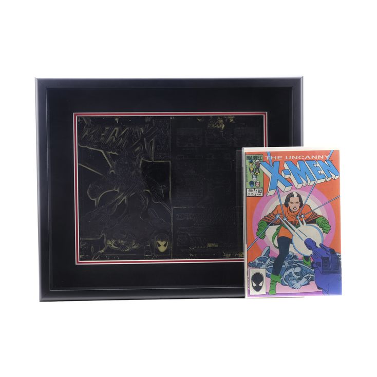 Lot #976 - MARVEL COMICS - Framed Uncanny X-Men No. 182 Cover Printing ...
