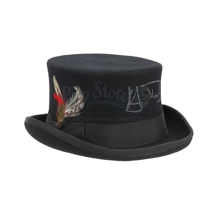 Hugh Jackman Autographed Top Hat with Feather | GREATEST SHOWMAN, THE ...