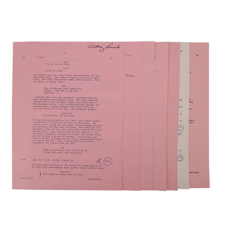 Lot #669: STAR WARS: A NEW HOPE (1977) - Anthony Daniels Collection ...