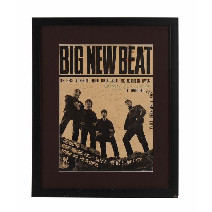 21. Framed John Lennon, Paul McCartney, George Harrison and Ringo Starr ...