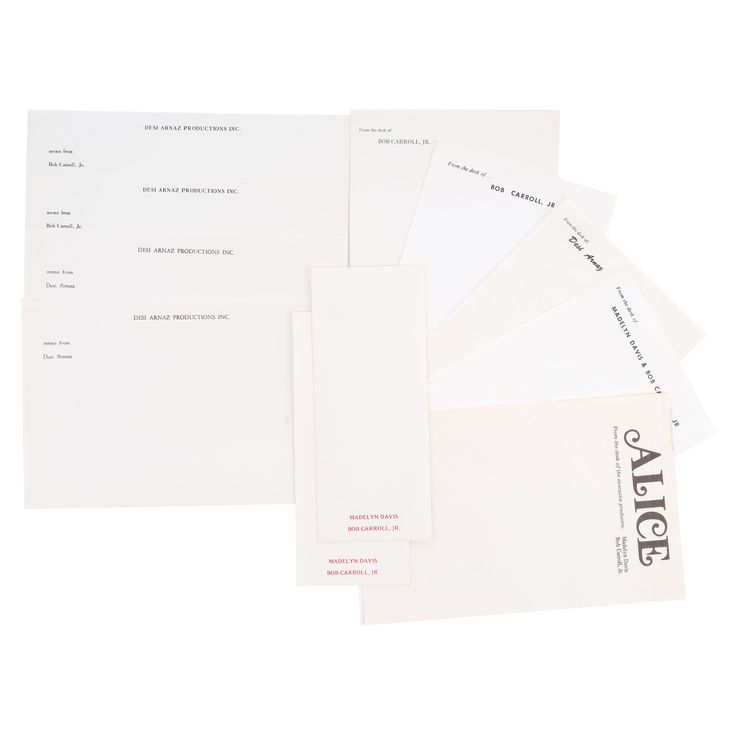 Bob Carroll, Jr. Collection Set of Desi Arnaz and Bob Carroll, Jr ...