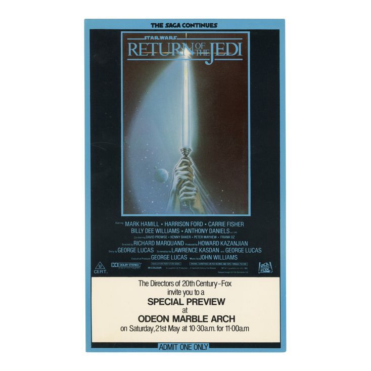 Lot # IT-189023 (LT-303476): STAR WARS: ORIGINAL TRILOGY (1977-1983 ...