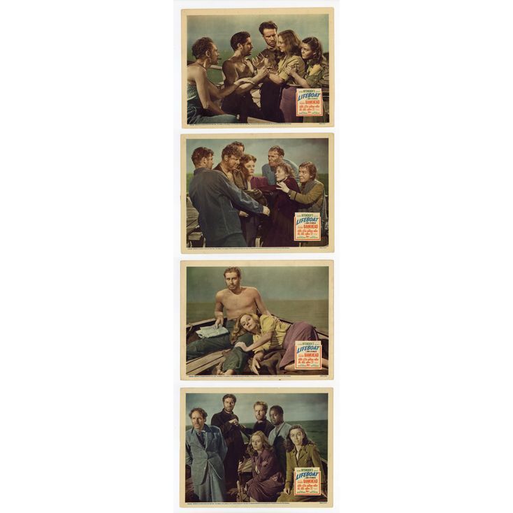 727. LIFEBOAT - Lobby Cards Lobby Cards (4) (11 x 14) Fine | LIFEBOAT ...