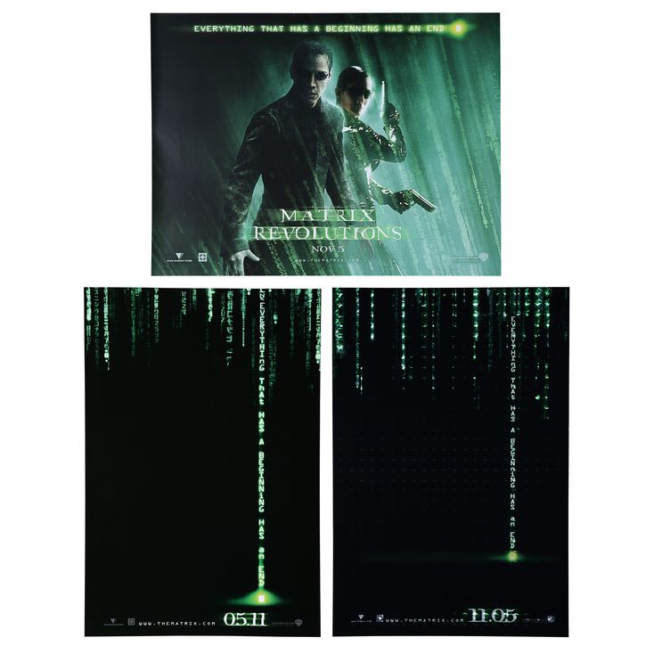 Three UK Quad and One-Sheets, 2003 | MATRIX REVOLUTIONS, THE (2003)
