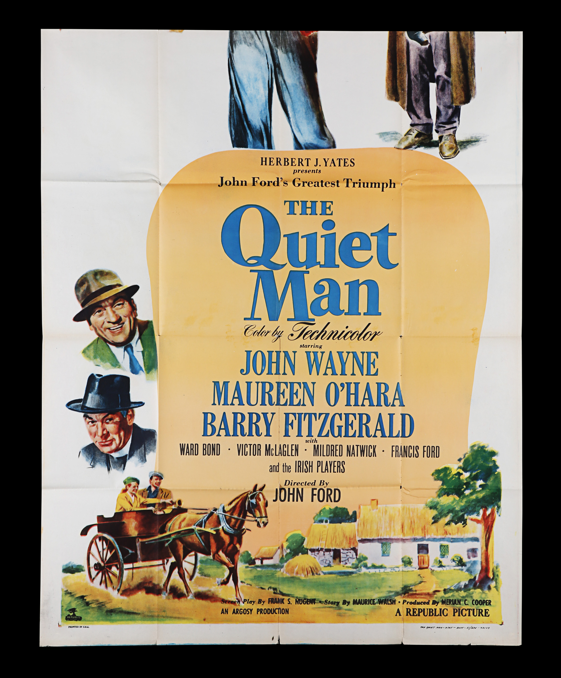 US Three-Sheet, 1952 | QUIET MAN, THE (1952)