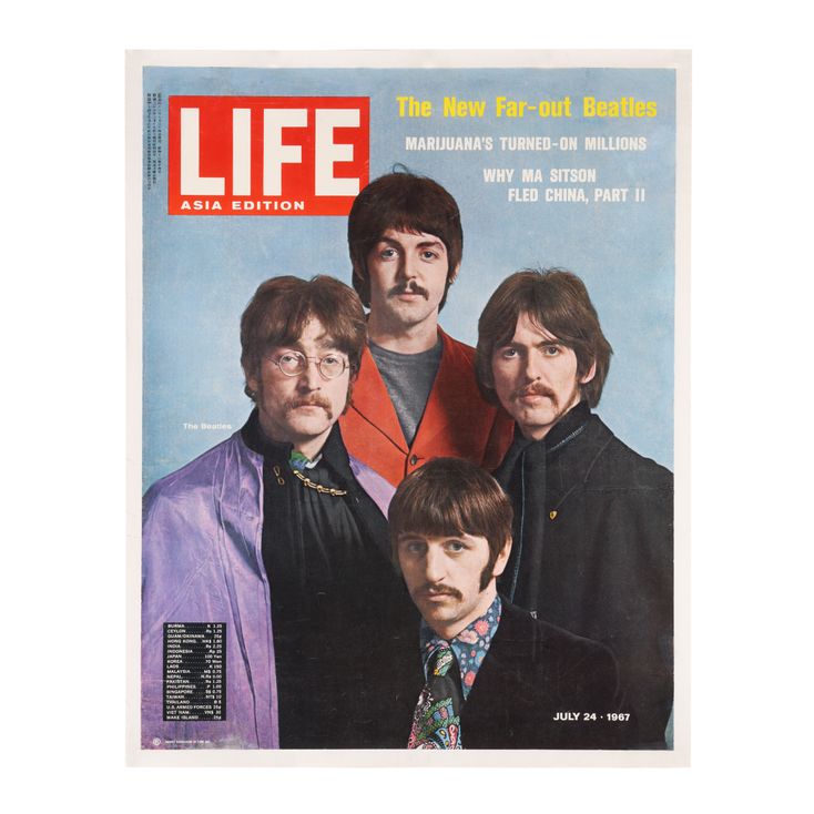 Lot 454. Life Magazine 1967 Poster | BEATLES, THE