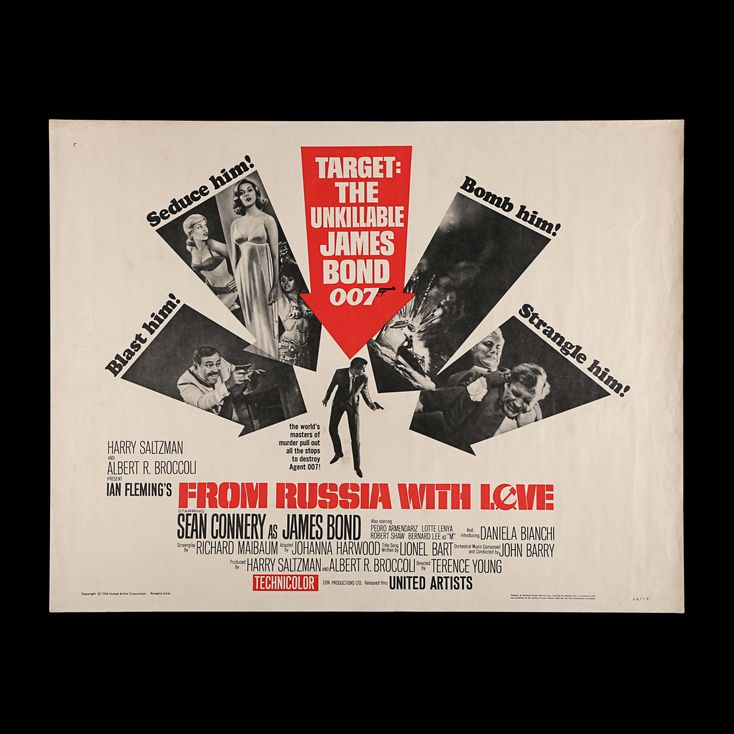 US Half-Sheet Poster, 1963 | JAMES BOND: FROM RUSSIA WITH LOVE (1963)