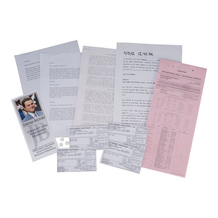 Wolf of Wall Street Auction - Lot #5: Jordan Belfort's (DiCaprio ...