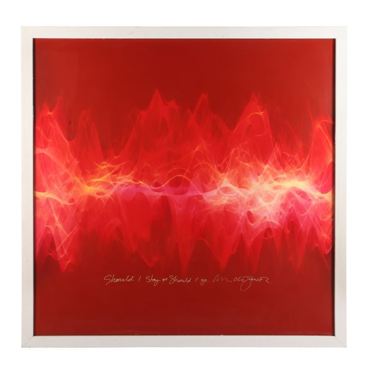 91. Mick Jones-Autographed Unique Should I Stay or Should I Go? Wave ...