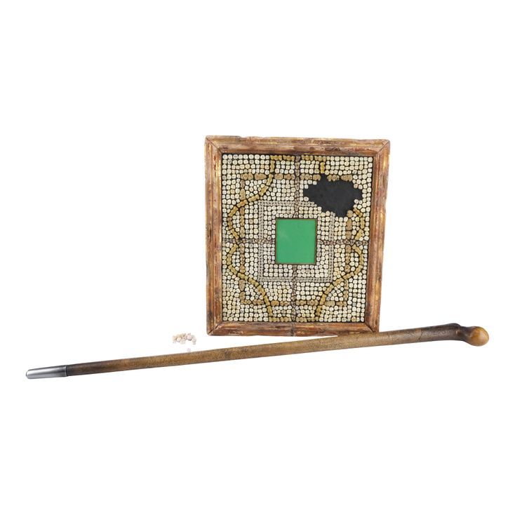 Lot 1021. Zack Snyder Collection Royal Bone Staff and Tooth Frame ...