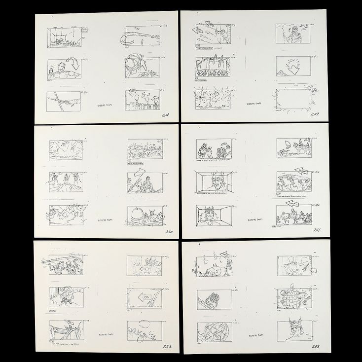 Storyboard Copies - Deadite Army Approaches | ARMY OF DARKNESS (1992)