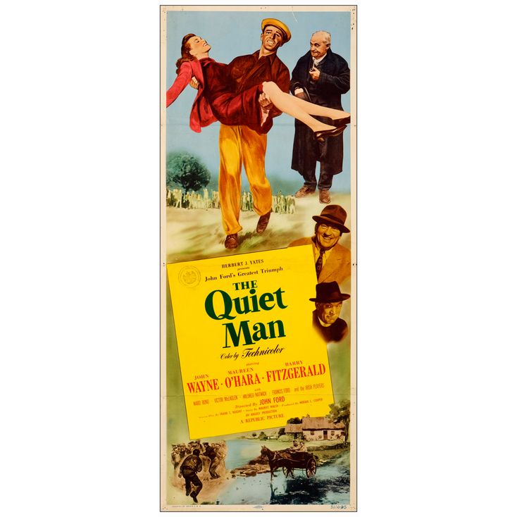 723. THE QUIET MAN (1952) Insert (14 x 36) Fine Folded | QUIET MAN, THE ...