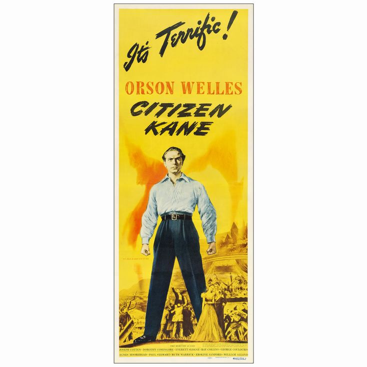 77. CITIZEN KANE (1941) Insert (14 x 36) Very Fine- on Paper | CITIZEN ...