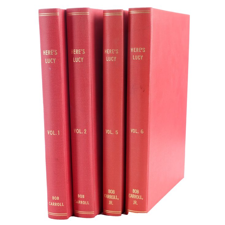 Lot 89 - Bob Carroll, Jr. Collection Set of Four Bound Script Books ...