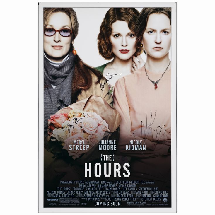 124: One Sheet (27 x 41 ) Autographed by Julianne Moore, Meryl Streep ...