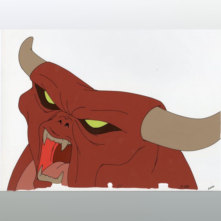 Lot #714 - CREEPSHOW 2 (1986) - Hand-Painted Red Demon Animation Cel