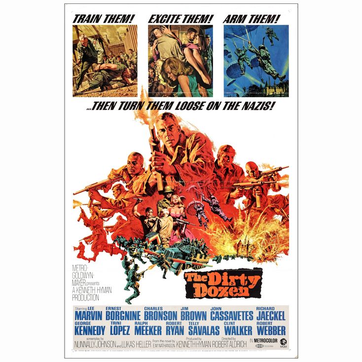 One-Sheet (27 x 41) Near Mint Folded | DIRTY DOZEN, THE (1967)
