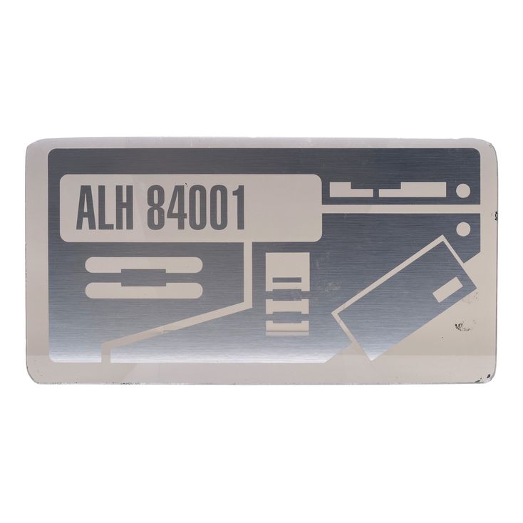 Lot 1184 - Identification Panel from Self-Replicating Mine | STAR TREK ...