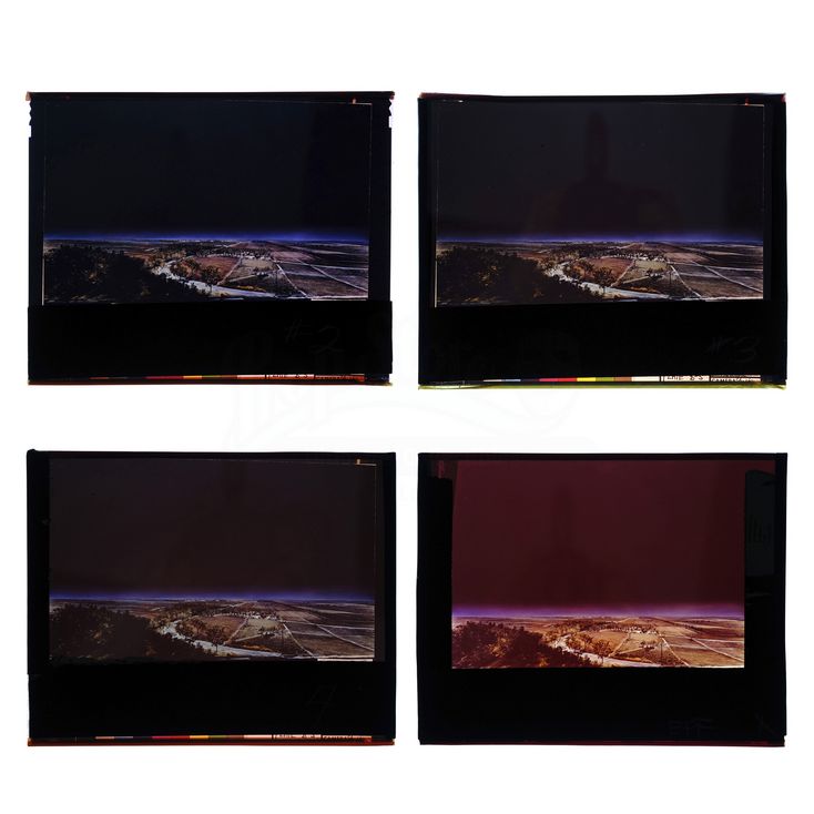 Set of Four Muncie, Indiana Projection Plates | CLOSE ENCOUNTERS OF THE ...