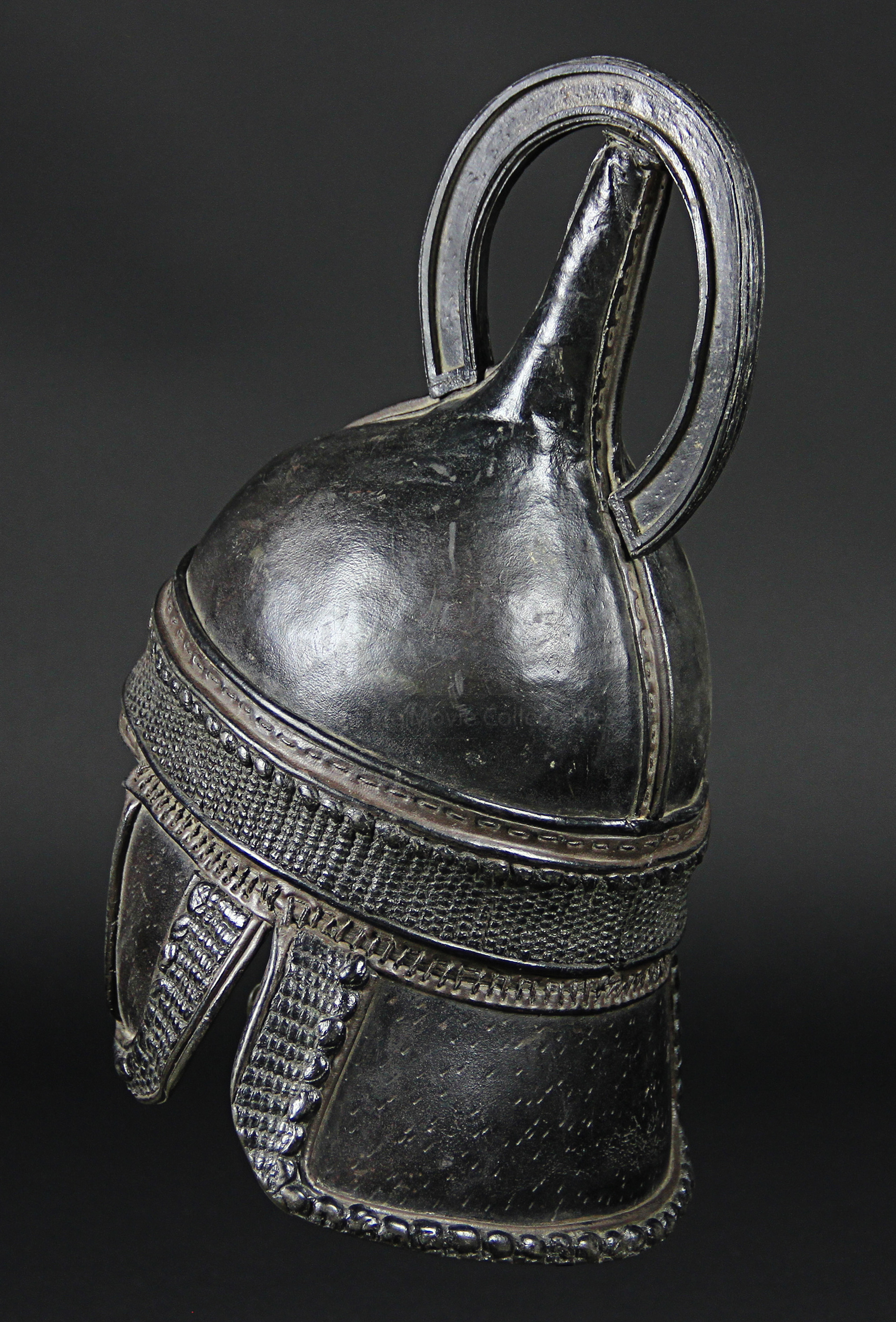 Black Hooped Thracian Helmet | Prop Store - Ultimate Movie Collectables