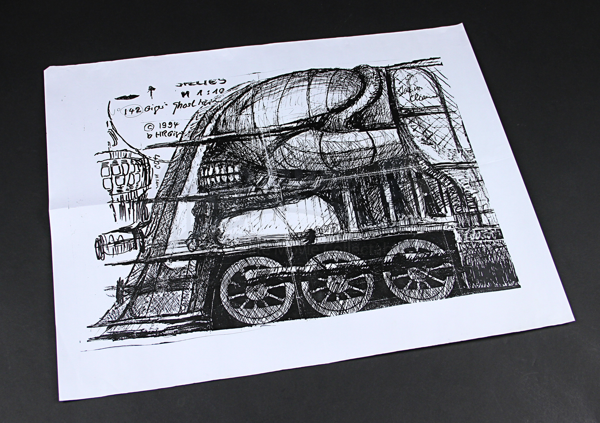 HR Giger Ghost Train Dream Design Copy | Prop Store - Ultimate Movie ...