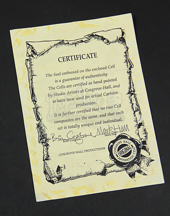 Framed Animation Cell | Prop Store - Ultimate Movie Collectables