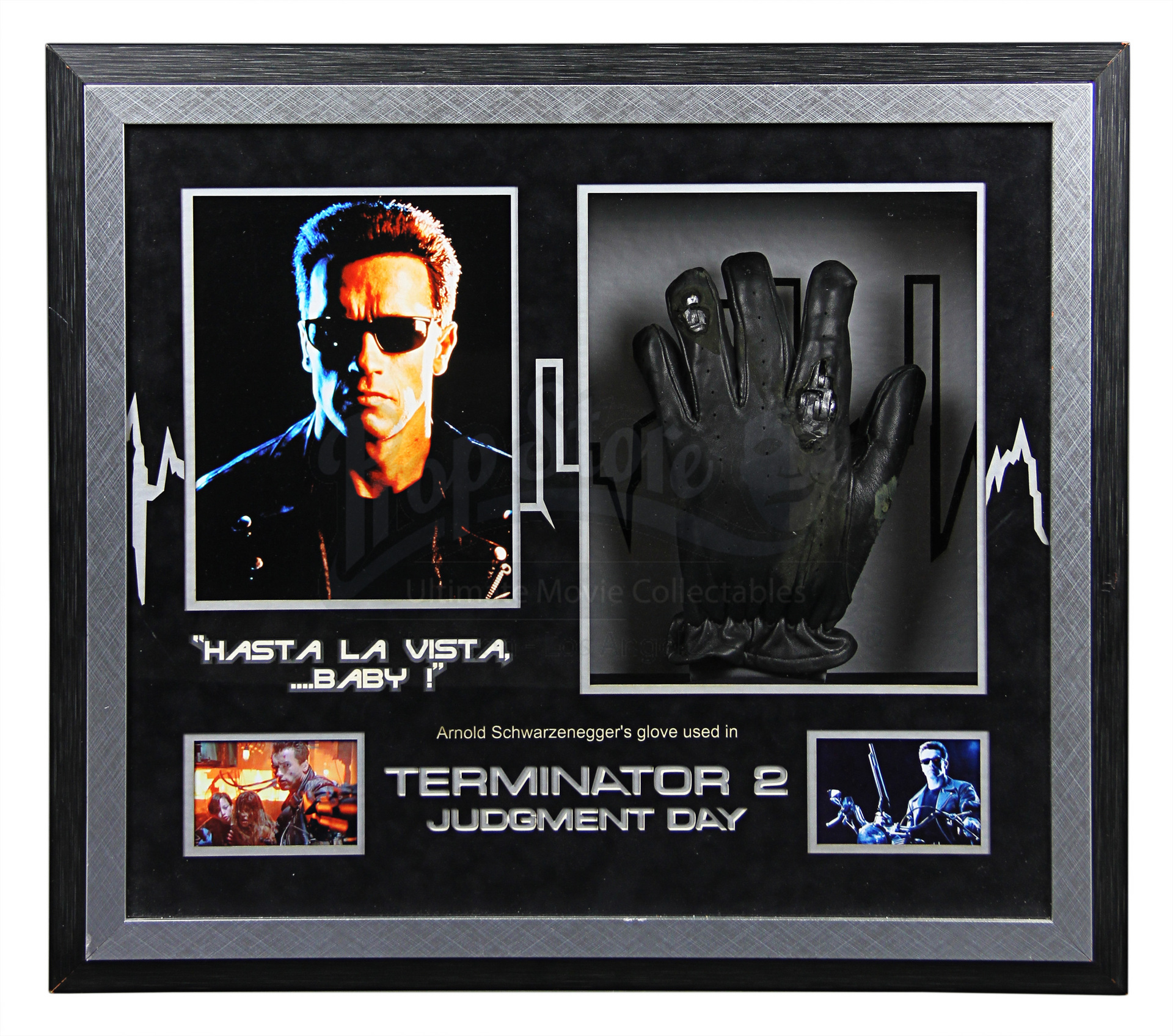 The Terminators (Arnold Schwarzenegger) Glove Display | Prop Store ...