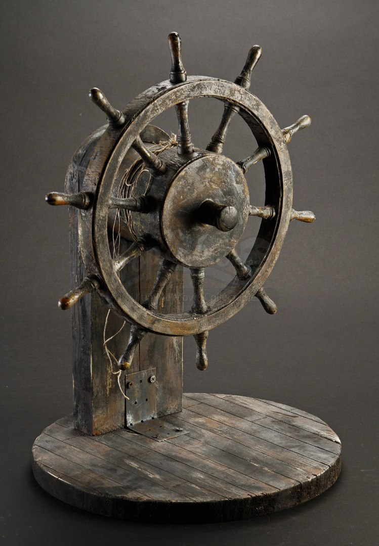 Black Pearl Ships Wheel Miniature | Prop Store - Ultimate Movie ...