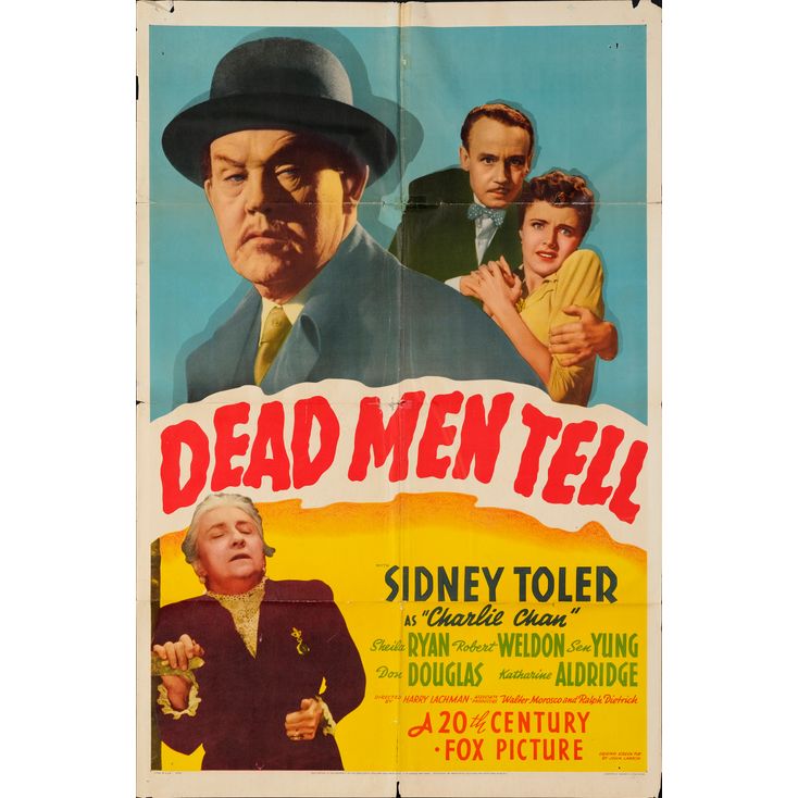 517. One Sheet (27 x 41 ); Fine- Folded ### DEAD MEN TELL (1941)