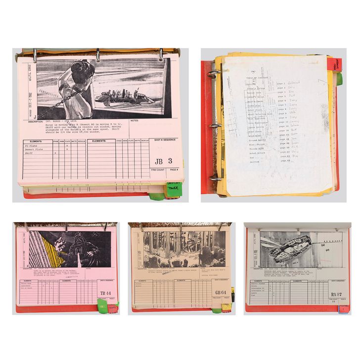 Lot 434 - Lorne Peterson Collection VFX Storyboard Binder | STAR WARS ...
