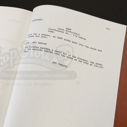Production Script in Red Folder | Prop Store - Ultimate Movie Collectables