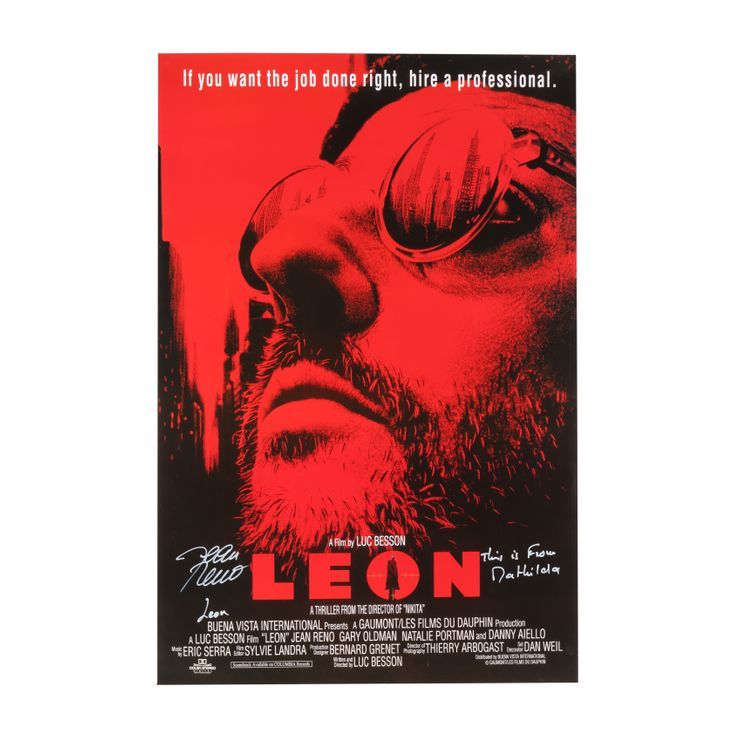Jean Reno-Autographed Poster | LEON: THE PROFESSIONAL (1994)
